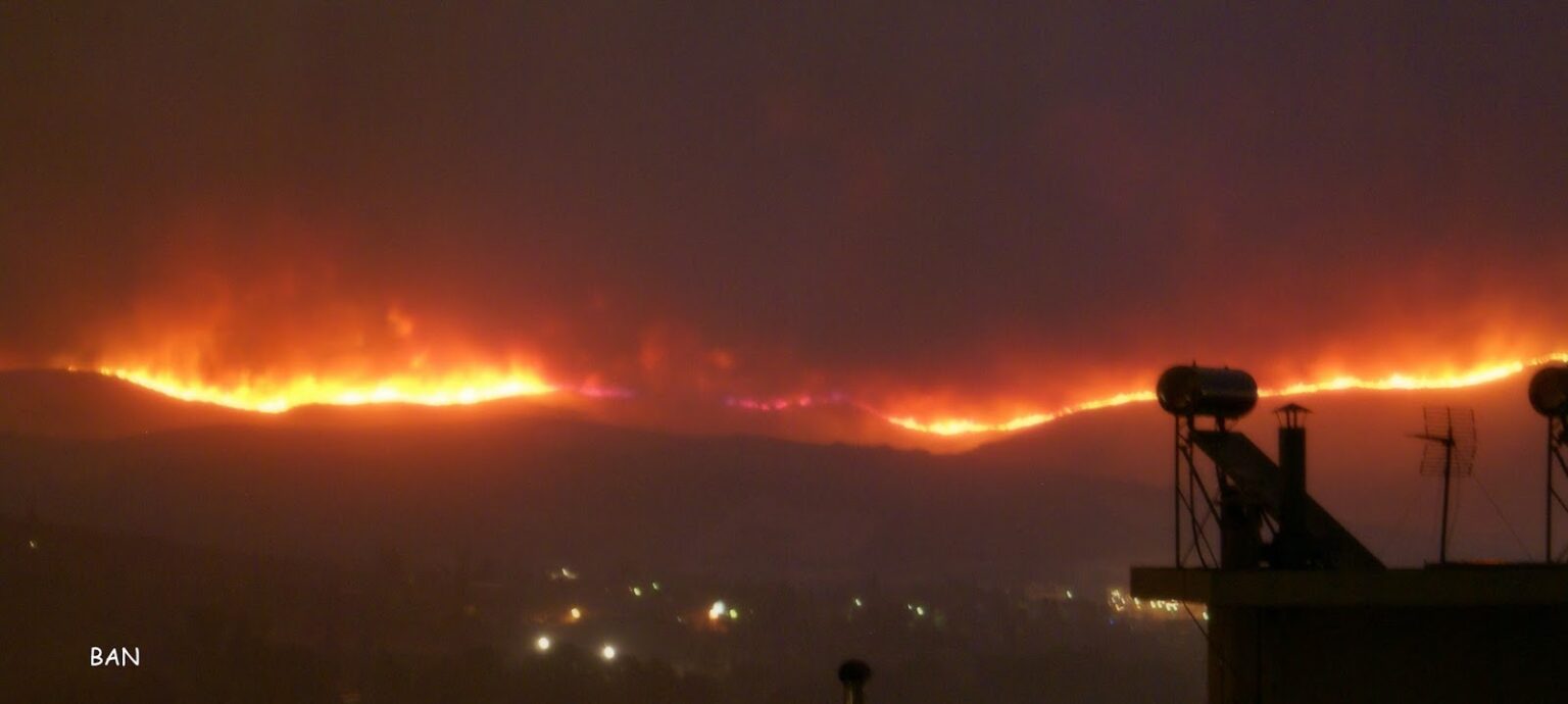 Βοιωτία 2013 - Η καταστροφική πυρκαγιά στη Λιβαδειά