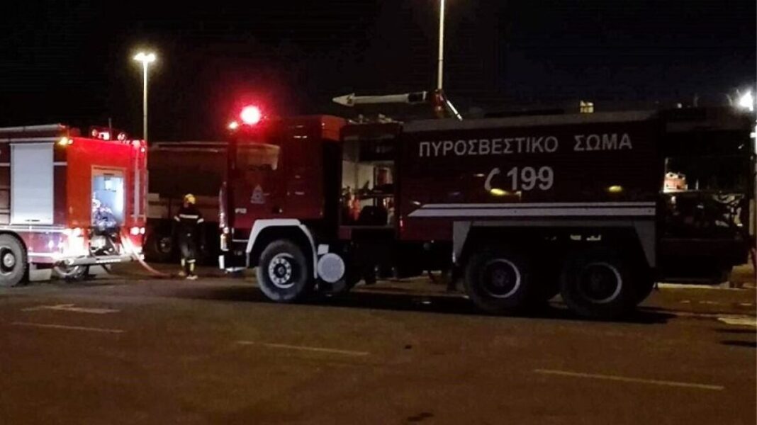 Πυρκαγιά σε εξωτερικό χώρο βιοτεχνίας στον δήμο Δέλτα Θεσσαλονίκης