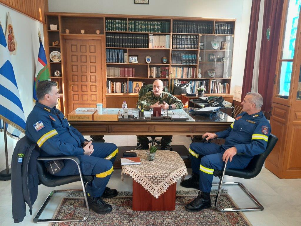 Εθιμοτυπική επίσκεψη πραγματοποίησε ο Διοικητής της Π.Π.Δ.Δ.Μακεδονίας ...