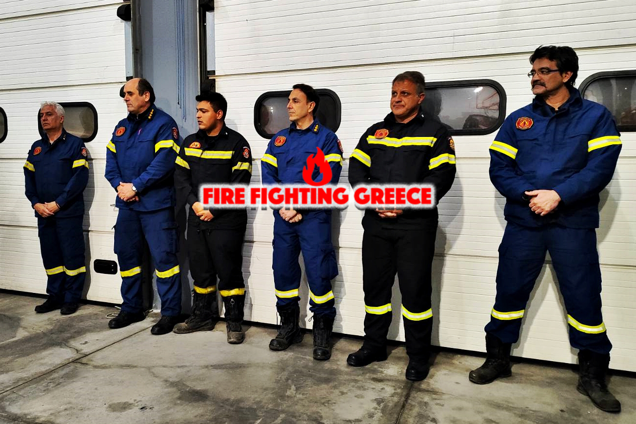 Έκοψε την πίτα του και το Πυροσβεστικό Κλιμάκιο Κρεστένων