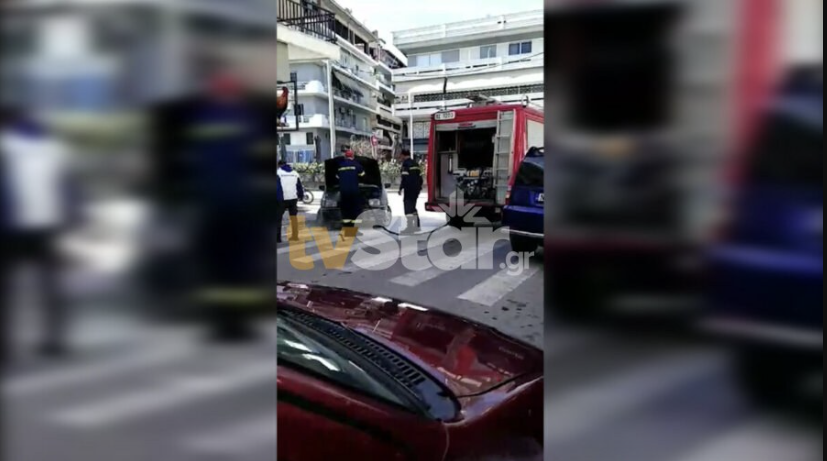 Πυρκαγιά σε Ι.Χ όχημα στο κέντρο της Λιβαδειάς