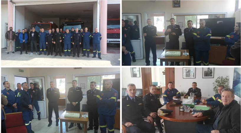 Την Πρωτοχρονιάτικη πίτα έκοψε η Πυροσβεστική Υπηρεσία Φιλιππιάδας